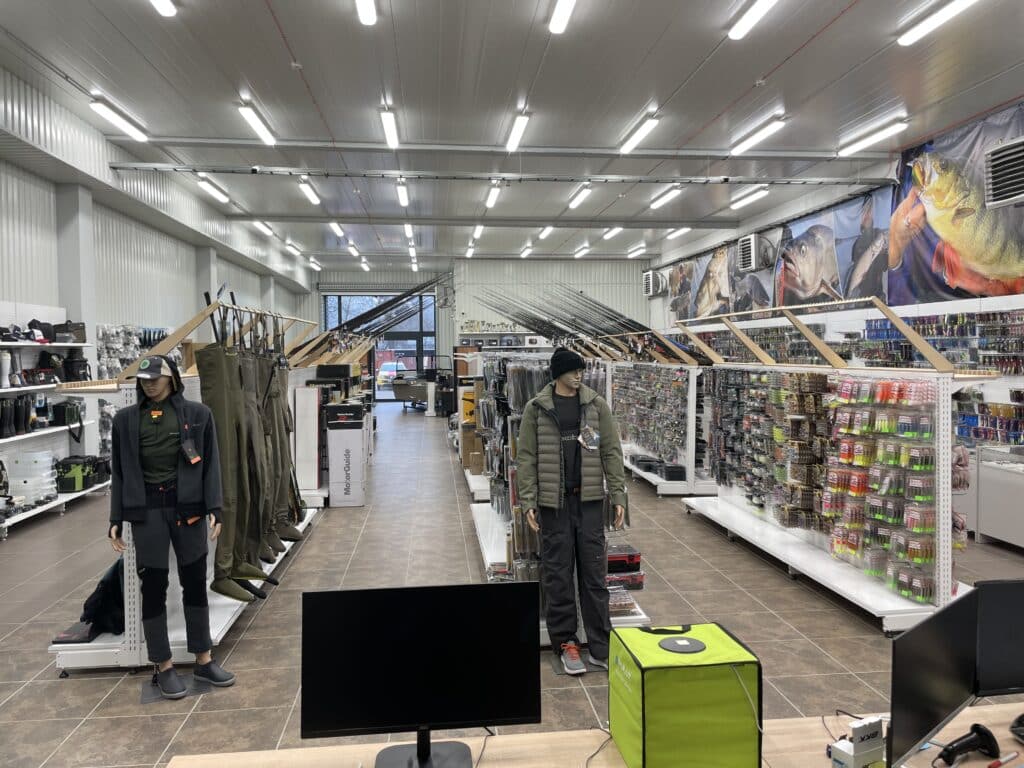 Fishing shop - rods, reels, lures, fishfinder, LiFePo4