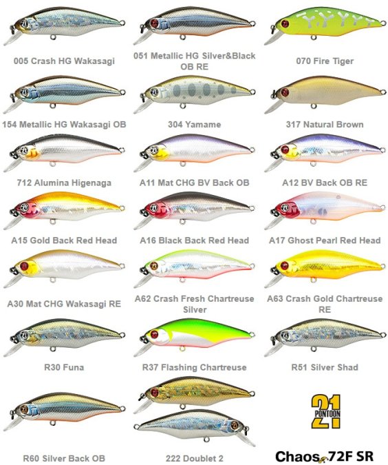 Wobbler Pontoon 21 Chaos 72F SR