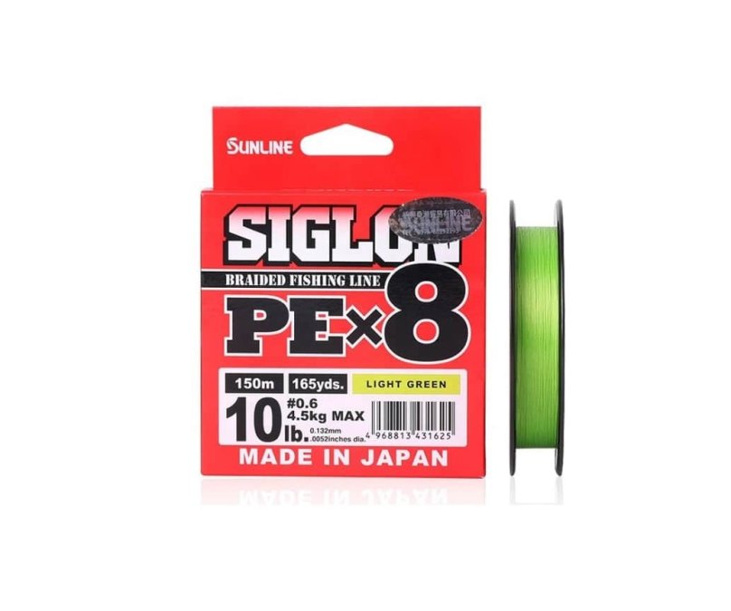 Braided line Sunline Siglon PE8 Green 150m