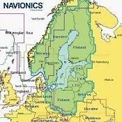 Navionics depth maps - Baltic sea and inland water maps