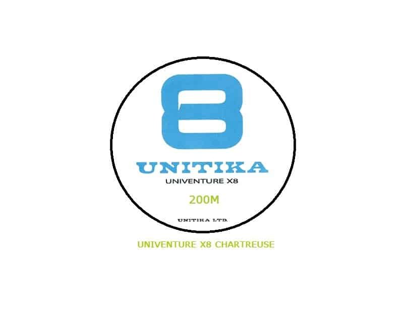 Unitika Univenture X8 SuperPE Chartreuse 200m