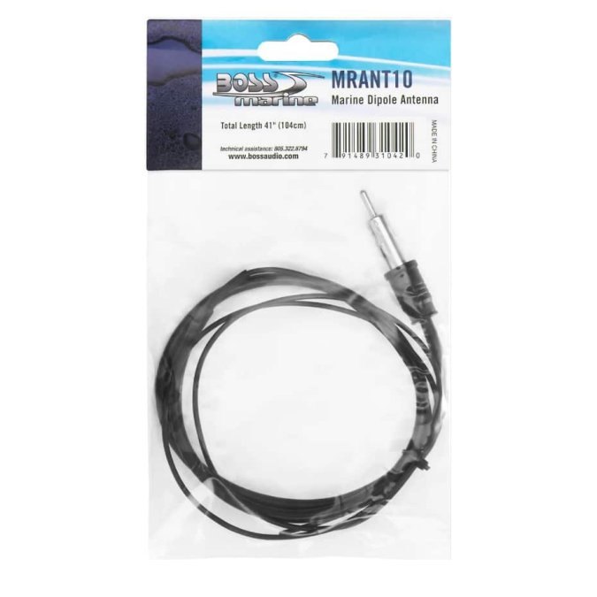 Boss MRANT10 Marine Dipole Hideaway Antenna