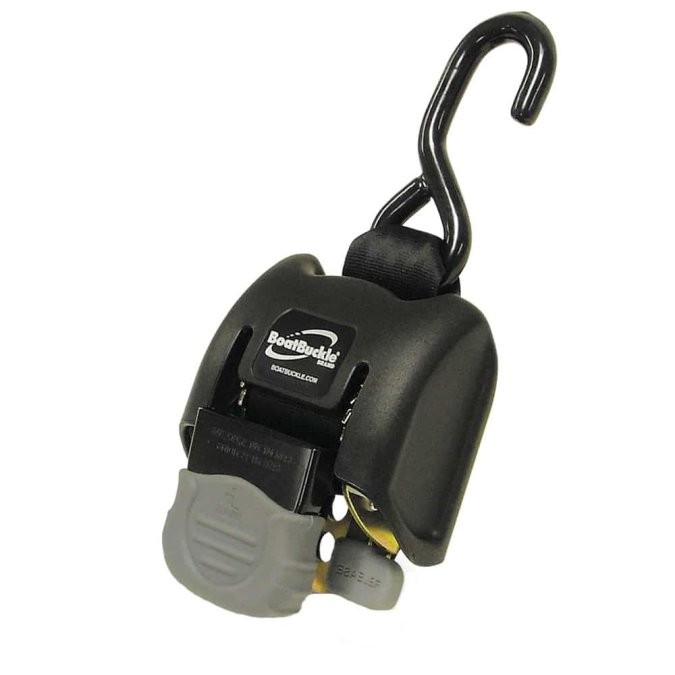 BoatBuckle G2 Retractable Transom Tie-Downs Stainless Steel