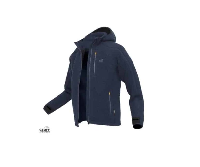Fleece Jacket Geoff Anderson Teddy Blue
