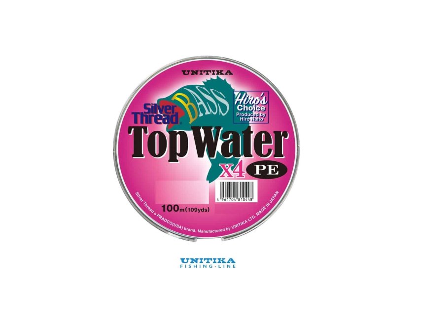 Unitika Silver Thread Bass Spinner Top WaterPE