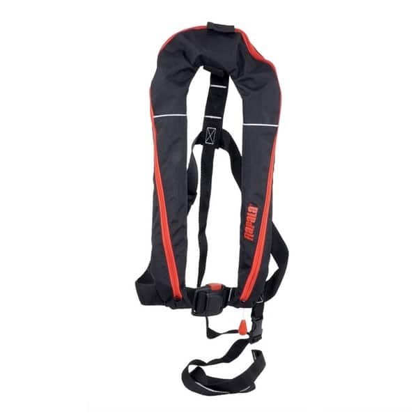 Rapala Inflatable Life Jacket 165N Black/Red