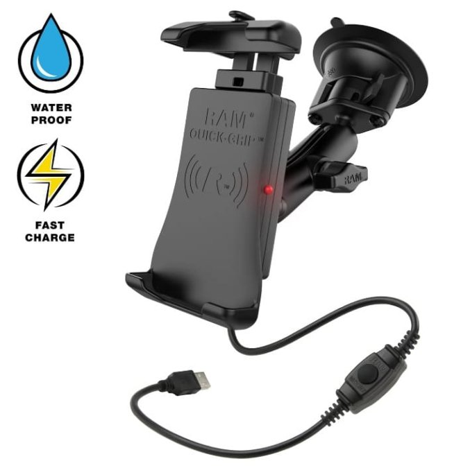 RAM Quick-Grip Waterproof Wireless Charging Mount
