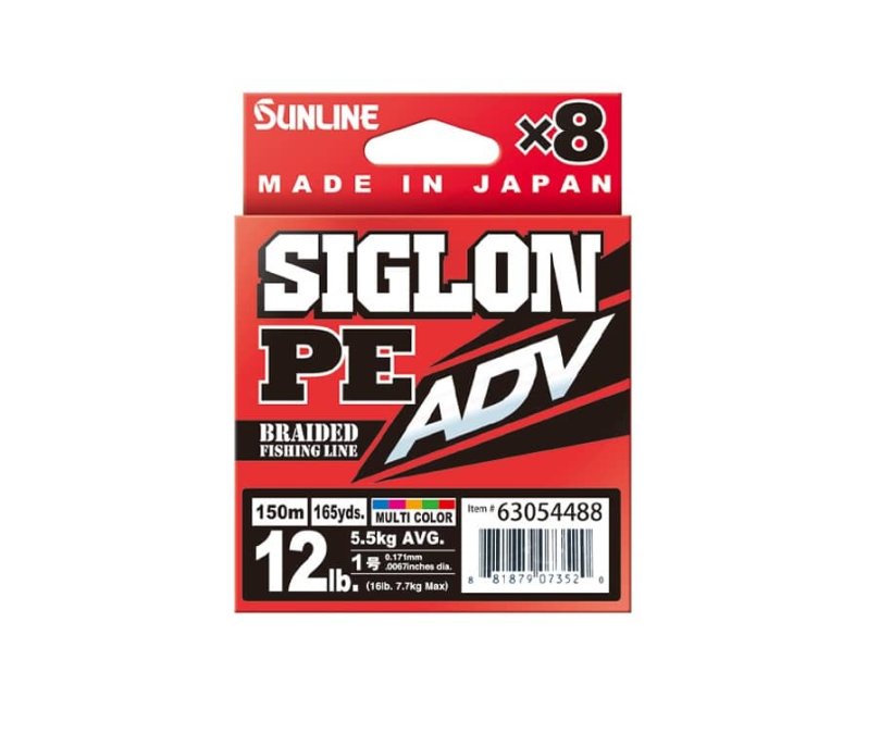 Braided line Sunline PE8 ADV Multicolour 150m