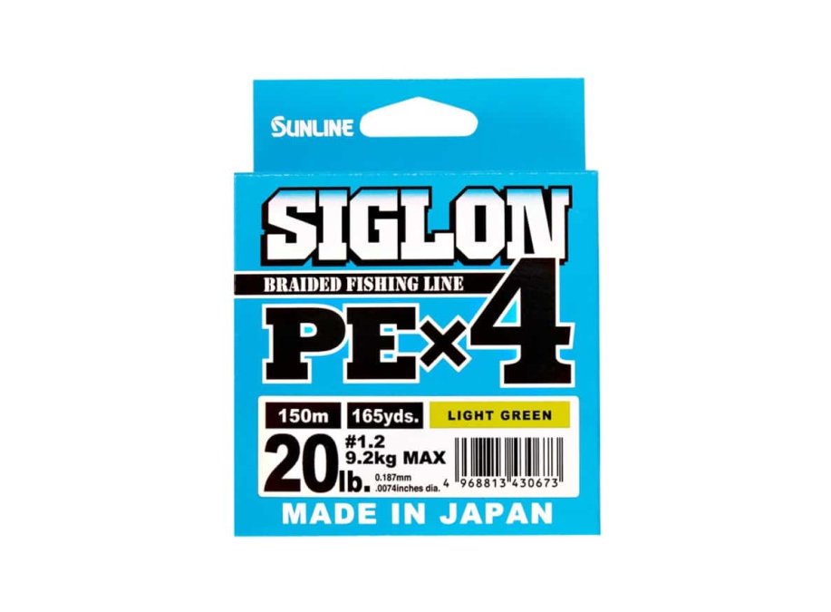 Braided line Sunline Siglon PE4 Green 150m