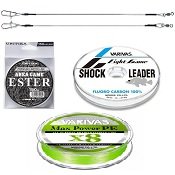 Fishing lines, leaders - lines for spin and fly fishing
