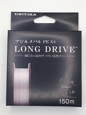 Unitika Long Drive PE Aji Membaru White 150m