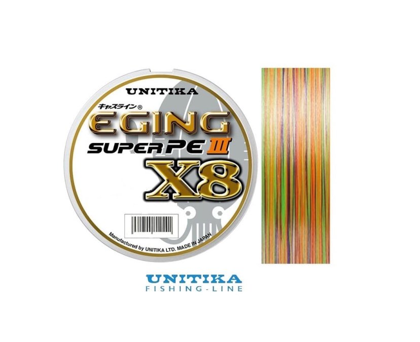 Unitika Castline Eging SuperPE III x8 MC 210m