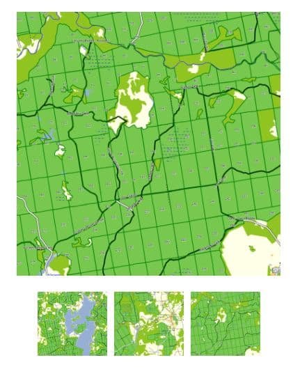 LVM Forest map for Garmin navigation devices